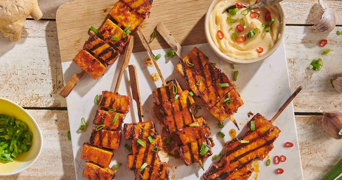 Brochettes de tofu marinées façon Teriyaki | Kikkoman